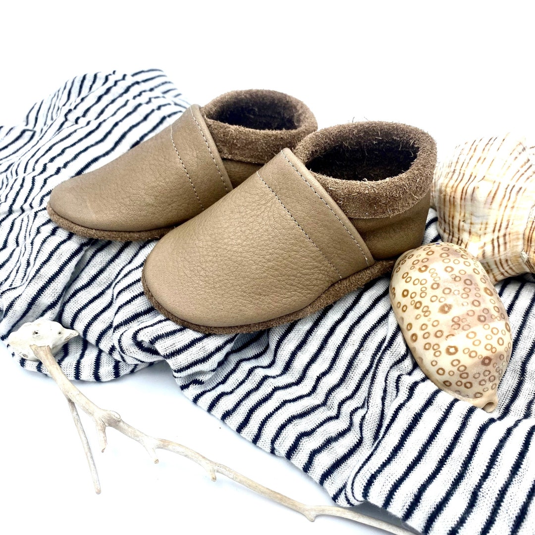 Eco-leather Slippers in Uni Hippo, Crawling Shoes Minimalist Design ...