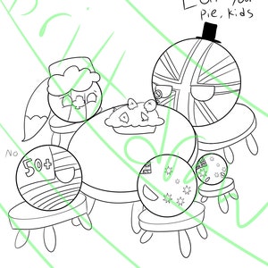 Countryballs/polandball Coloring Pagesquarantine Pastime 2020 - Etsy Sweden