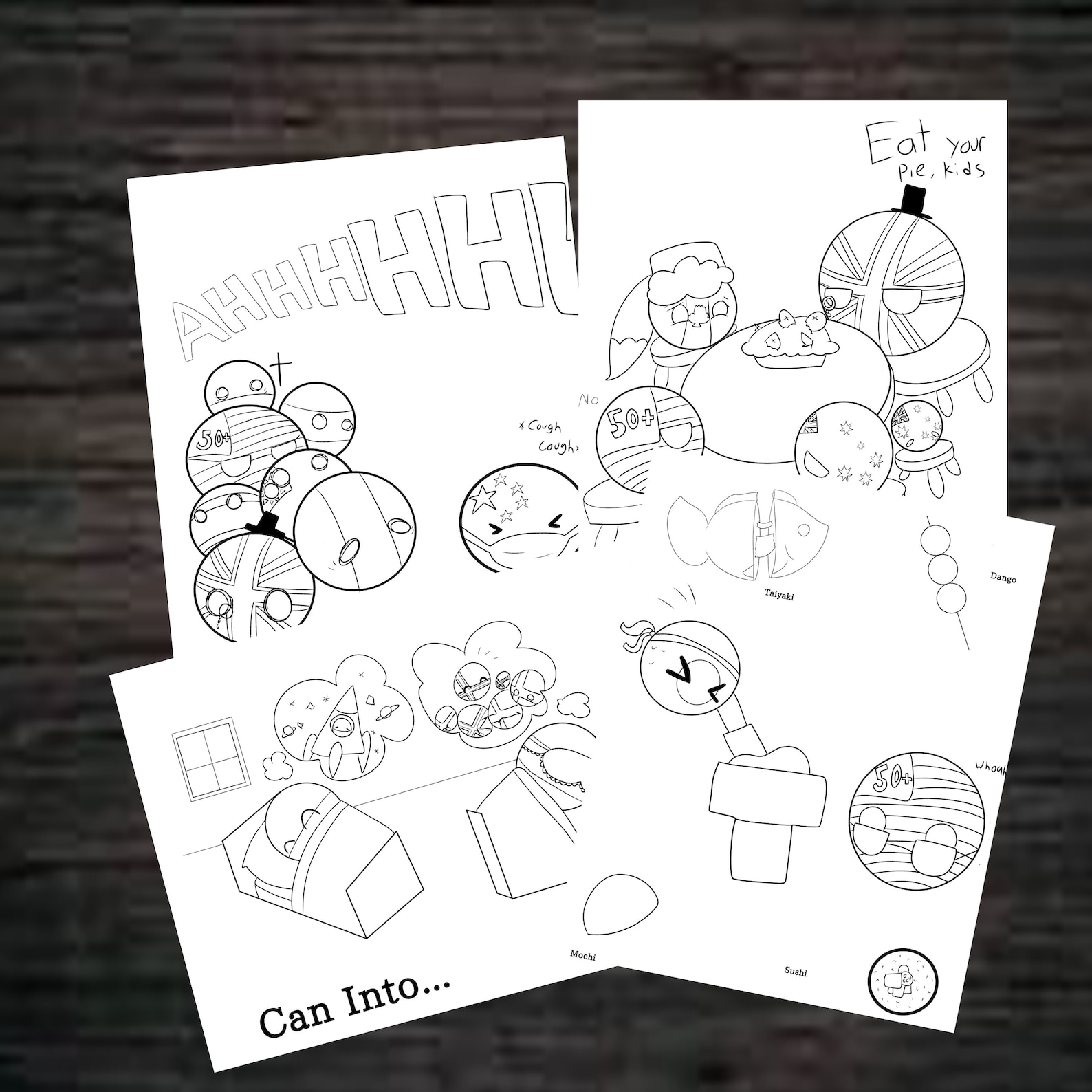 Buy Countryballs/polandball Coloring Pagesquarantine Pastime Online in ...