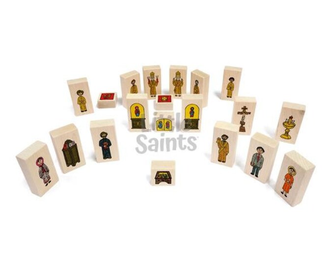 Divine Liturgy Orthodox Church Playset + Wooden Block Toy - Etsy