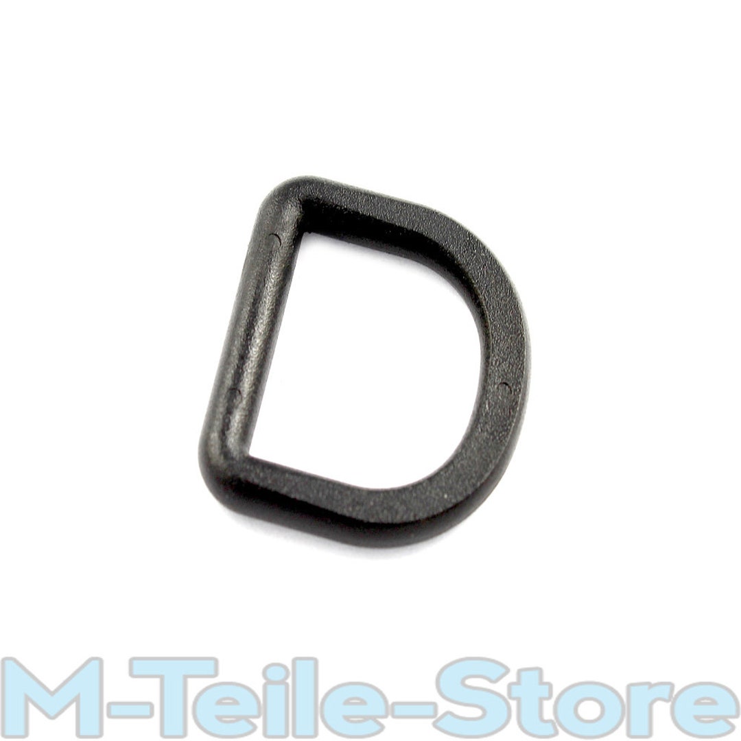 50 Plastic D-rings 20 Mm Flat Half Rings D-ring Plastic Half - Etsy