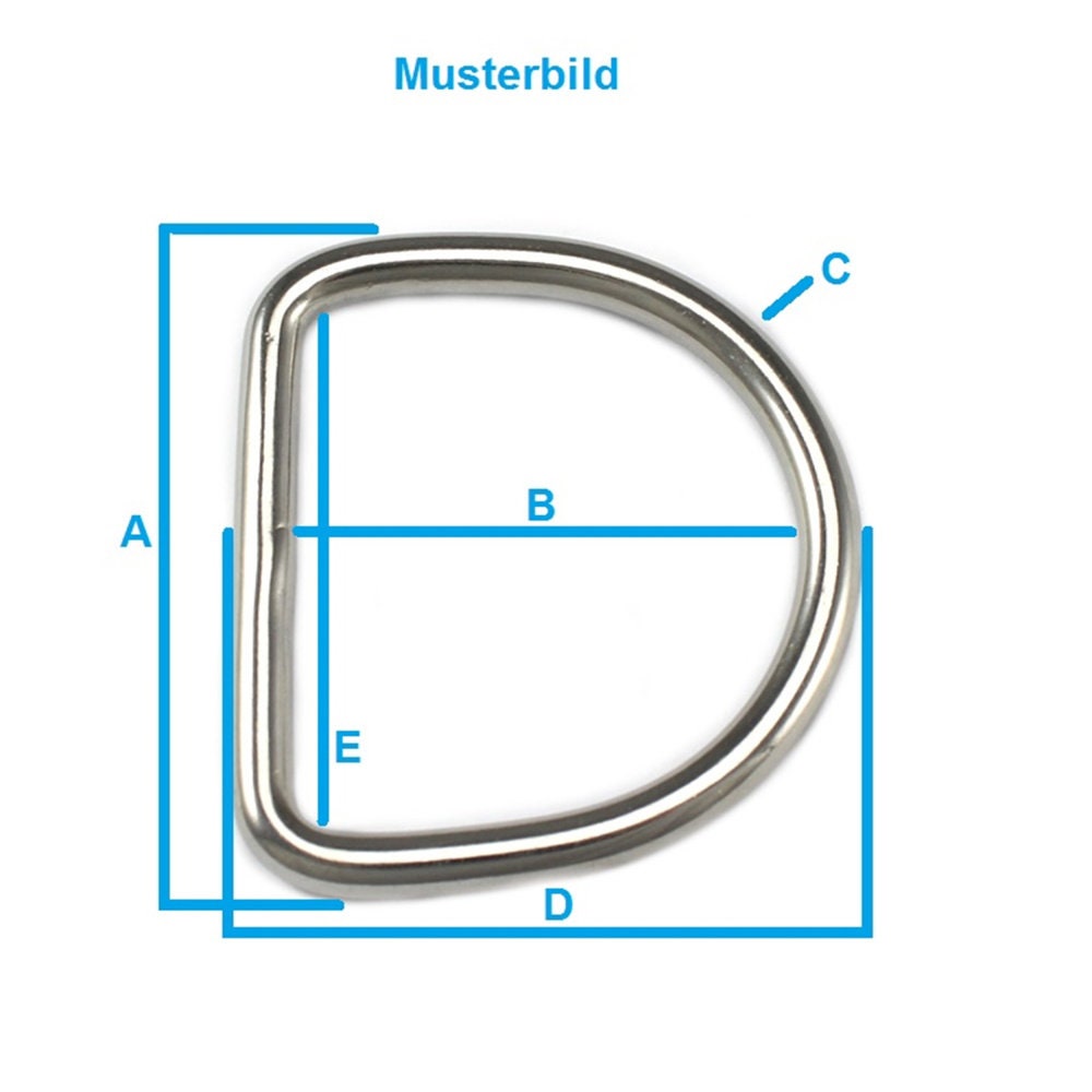 50 Plastic D-rings 20 Mm Flat Half Rings D-ring Plastic Half - Etsy