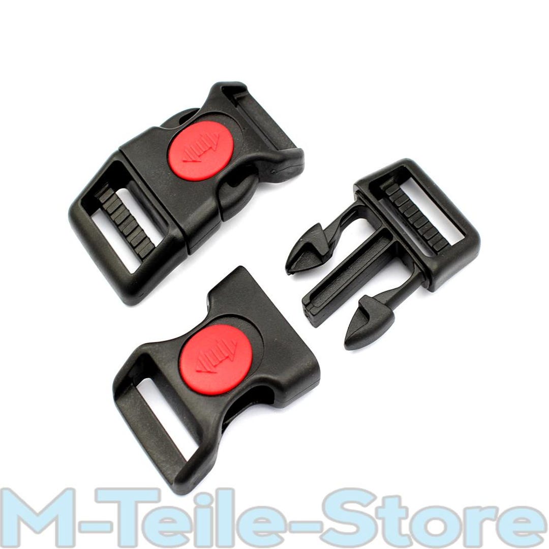 10 Snap Buckles With Safety Catch, 32 Mm, Snap Fastener, Snap Buckle ...