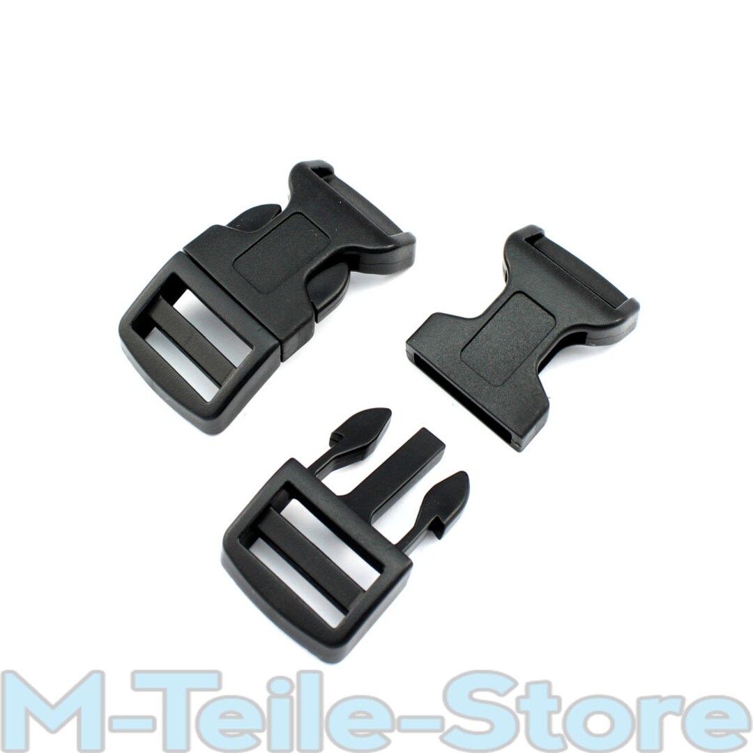 10 Snap Buckles 25 Mm Curved Plastic Buckle Snap Closure - Etsy