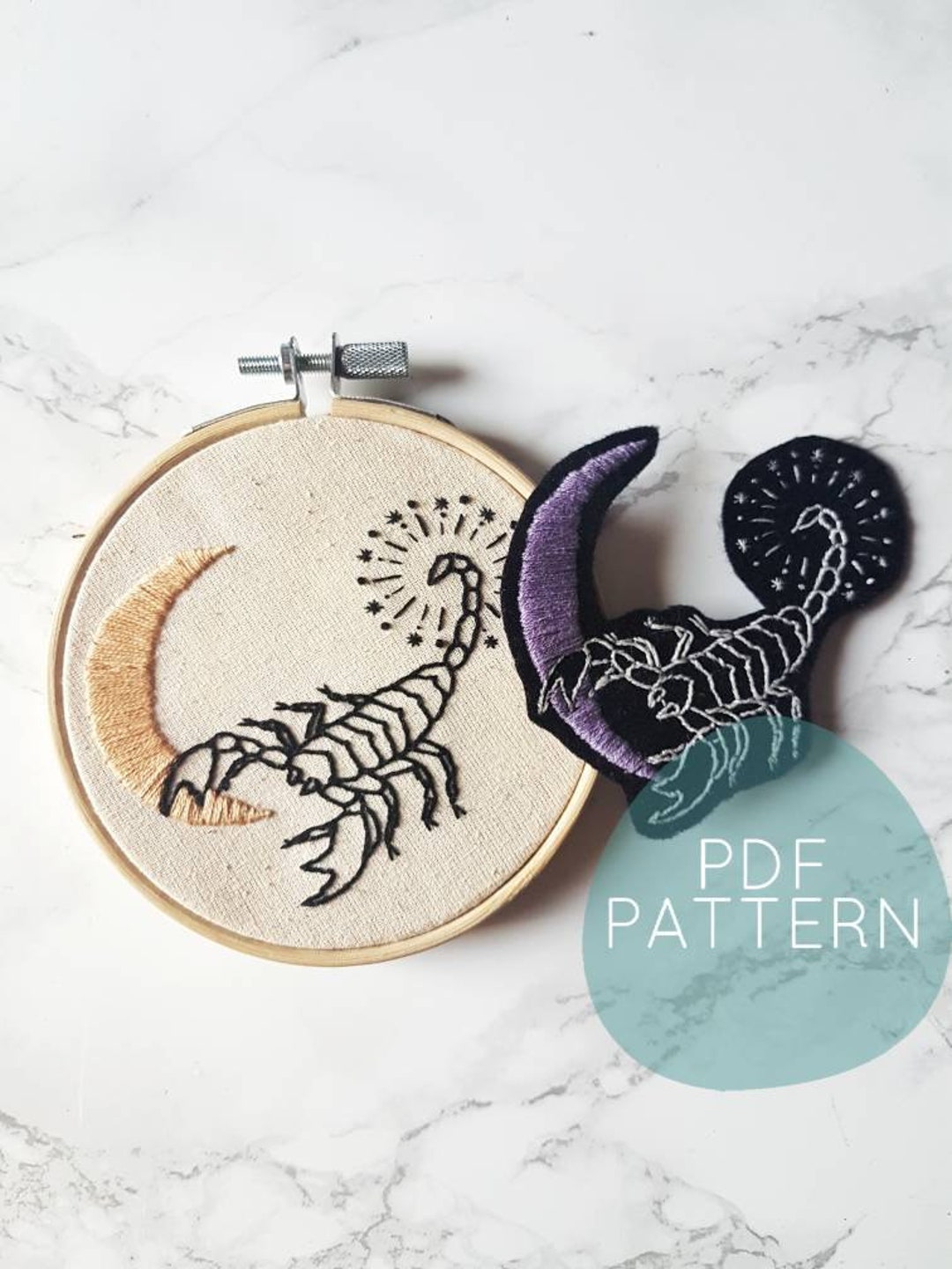 Magic Scorpion Embroidery Design, Embroidery Pattern Download ...