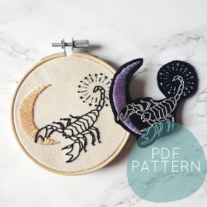 Magic Scorpion Embroidery Design, Embroidery Pattern Download ...