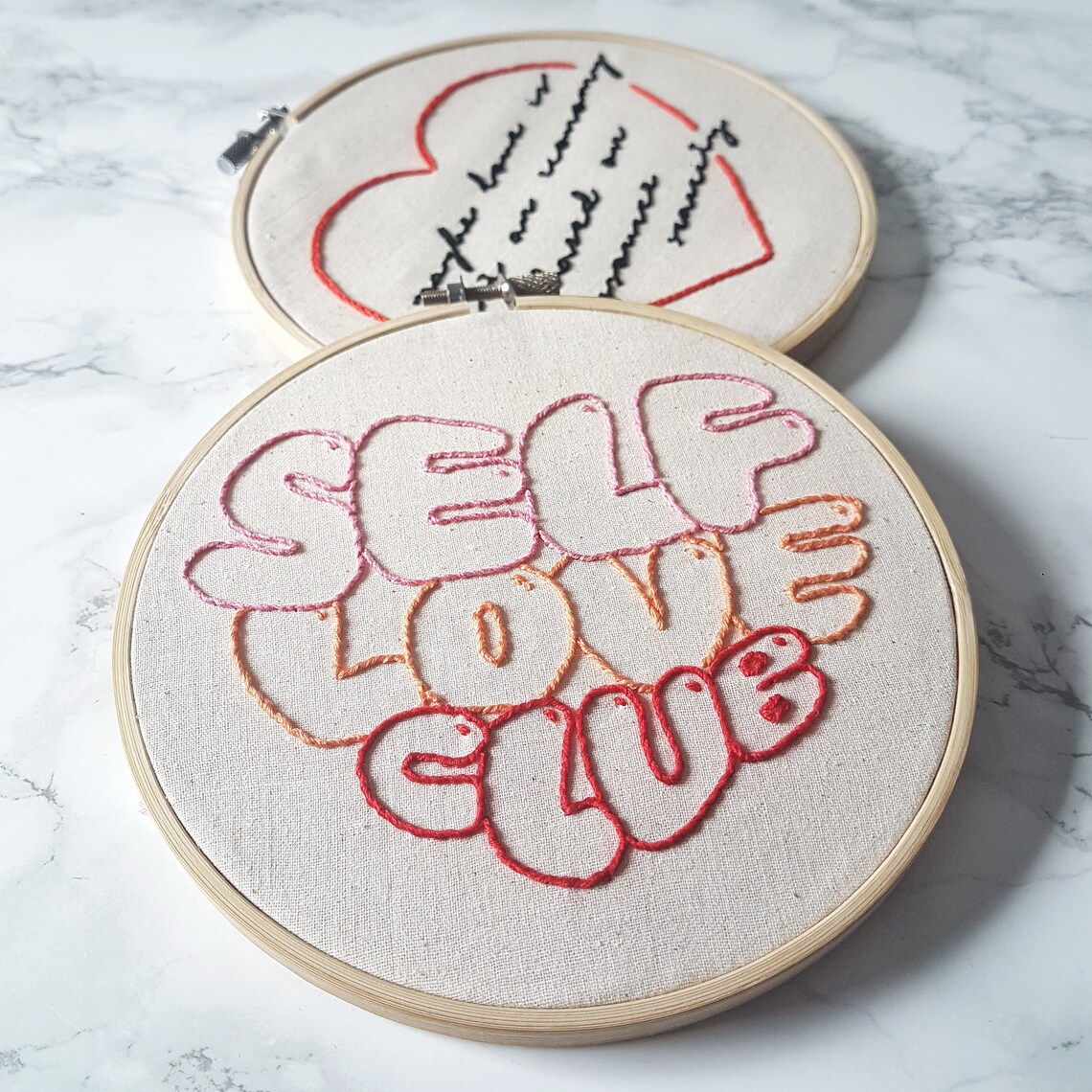 Self Love Club PDF Embroidery Pattern Download Beginners - Etsy