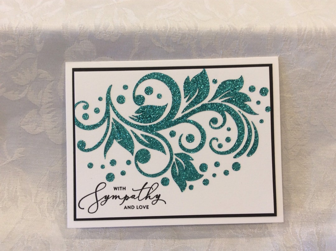 With Sympathy Card Kit Set of 4 Cards - Etsy