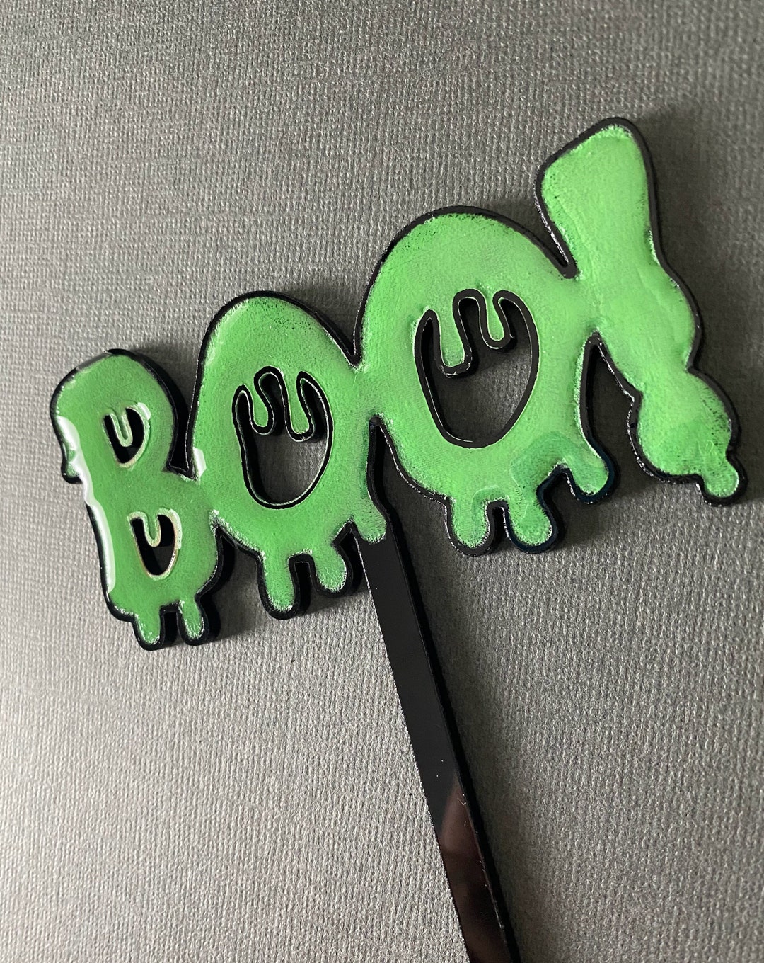 Boo Cake Topper Halloween Cake Topper Acrylic Cake Topper - Etsy