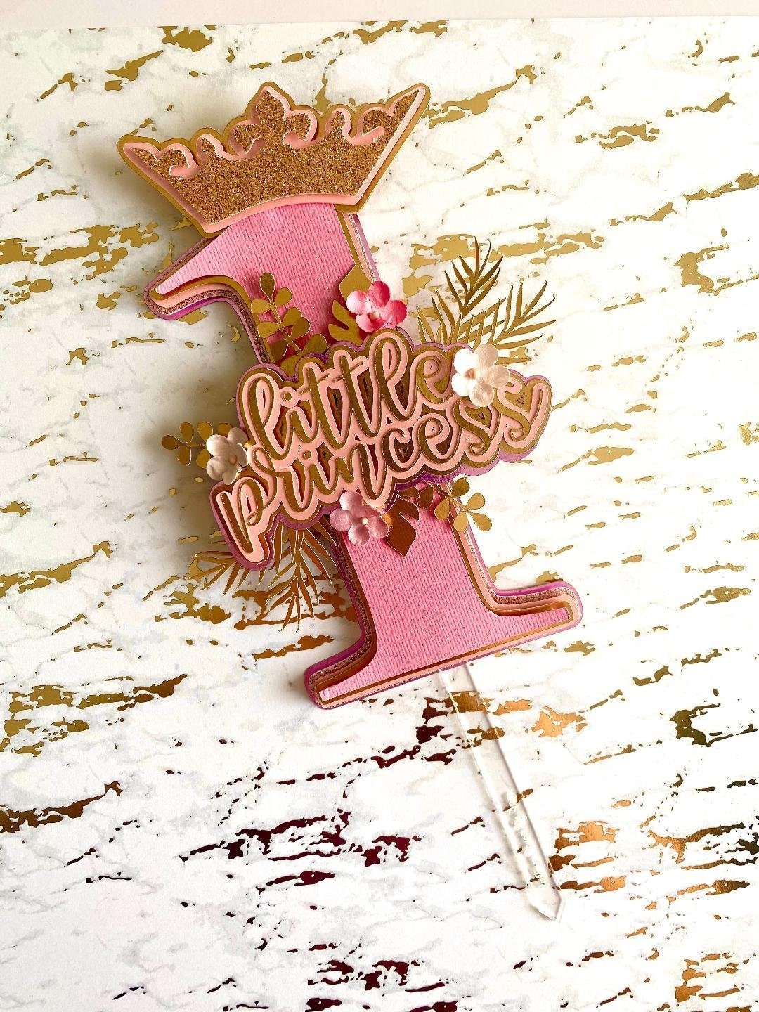 Custom Cake Topper Paper Cake Topper Personalized Cake Decoration 1-9 ...