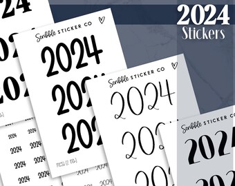 Number Stickers, Number Planner Stickers, 0-9 Number Stickers .3 Tall ...