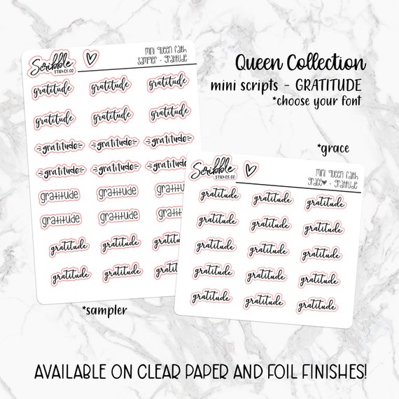 Printable Scripts for Planner Brown Digital Stickers Set Script ...
