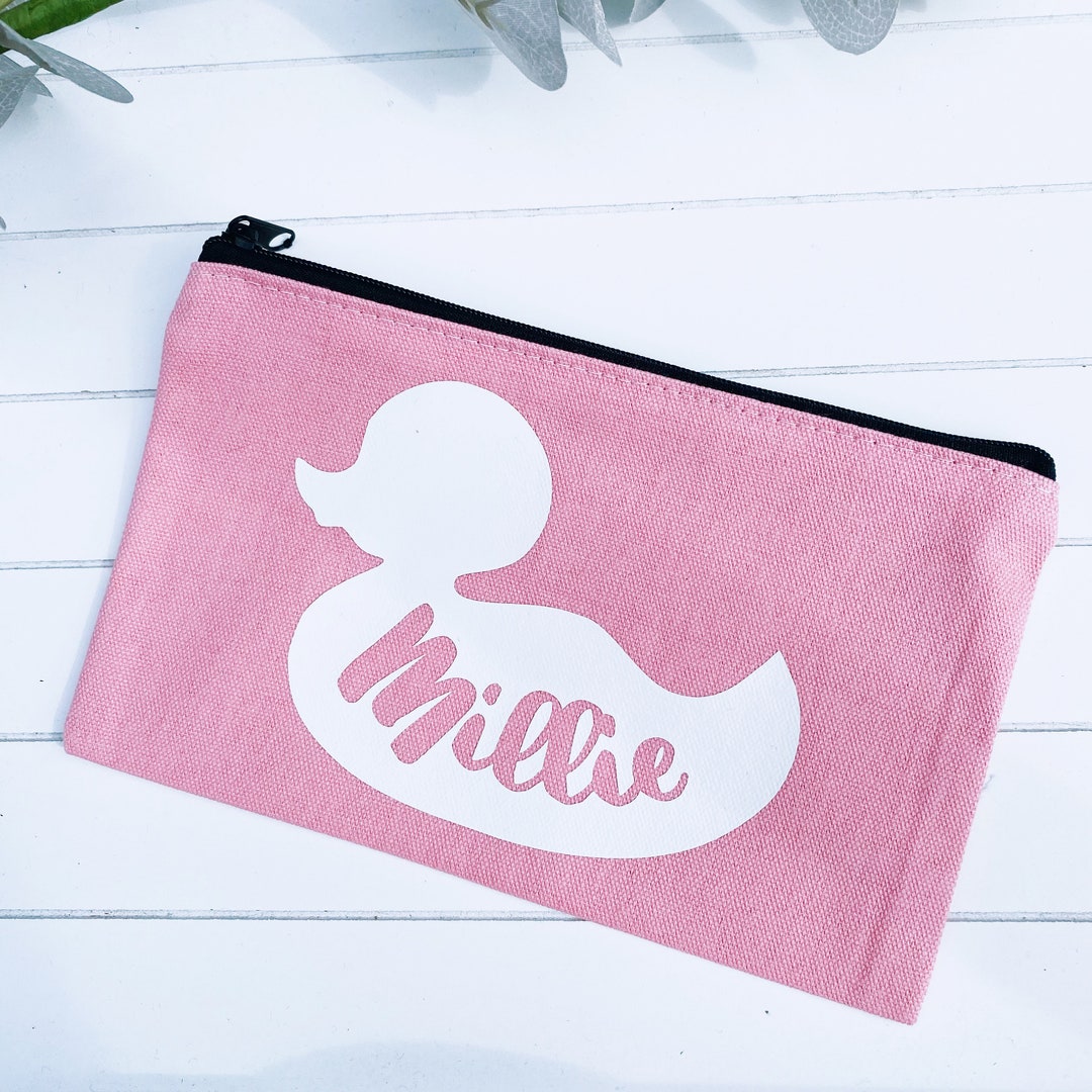 Duck Pencil Case | Personalised Present | Girls Birthday Gift ...