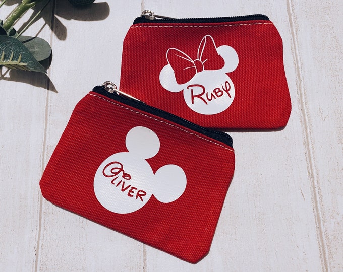 Mickey Mouse Coin Purse - Etsy