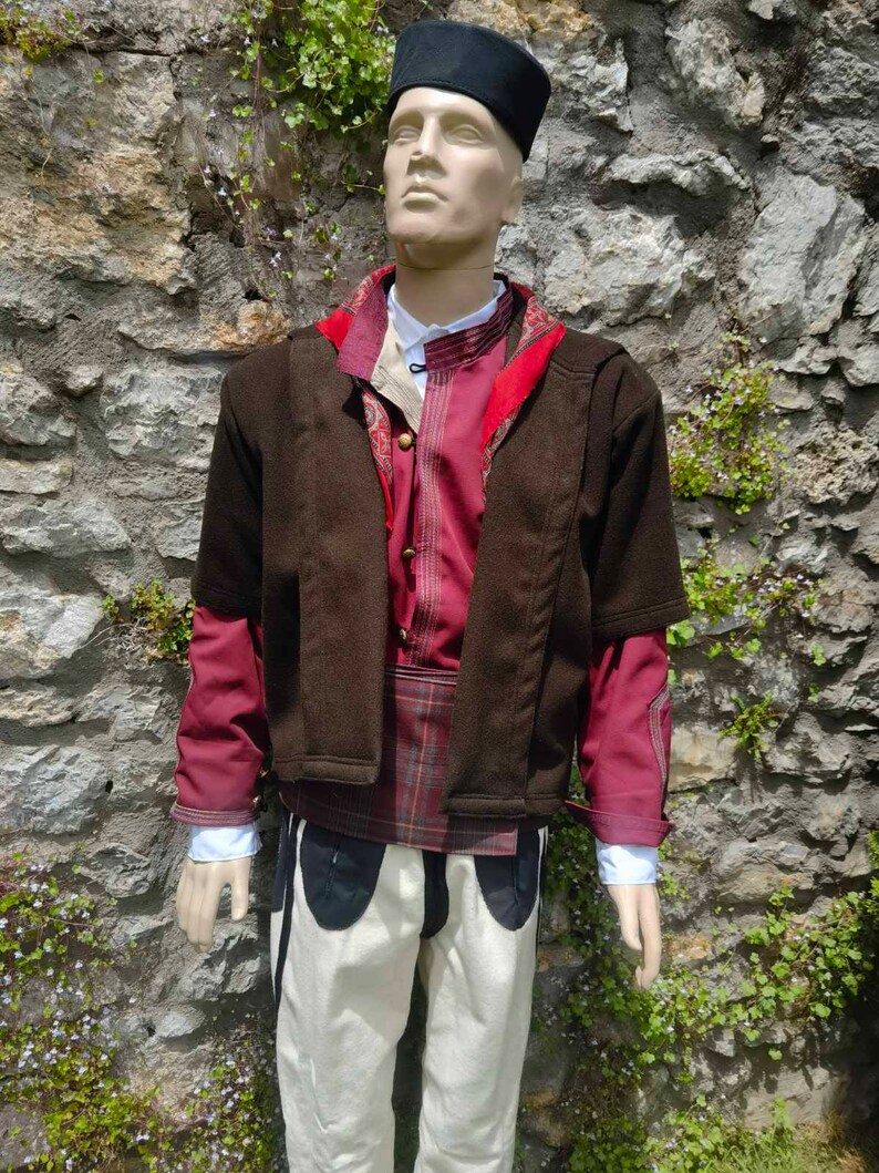 Men's Ethnic Costume of Mala Reka, Galichnik, Miyak Men's Complte ...