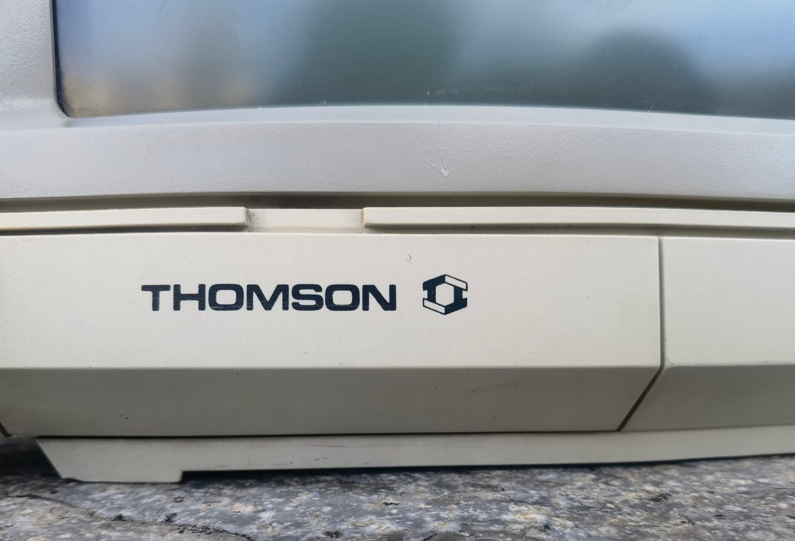 Thomson Computer Monitor, Vintage 1980's Monochromatic Computer Monitor ...