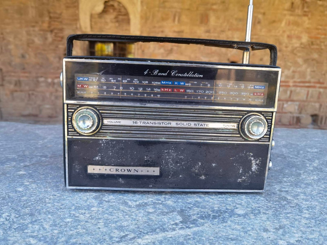 Vintage Crown 16 Solid State Transistor, Working - Etsy