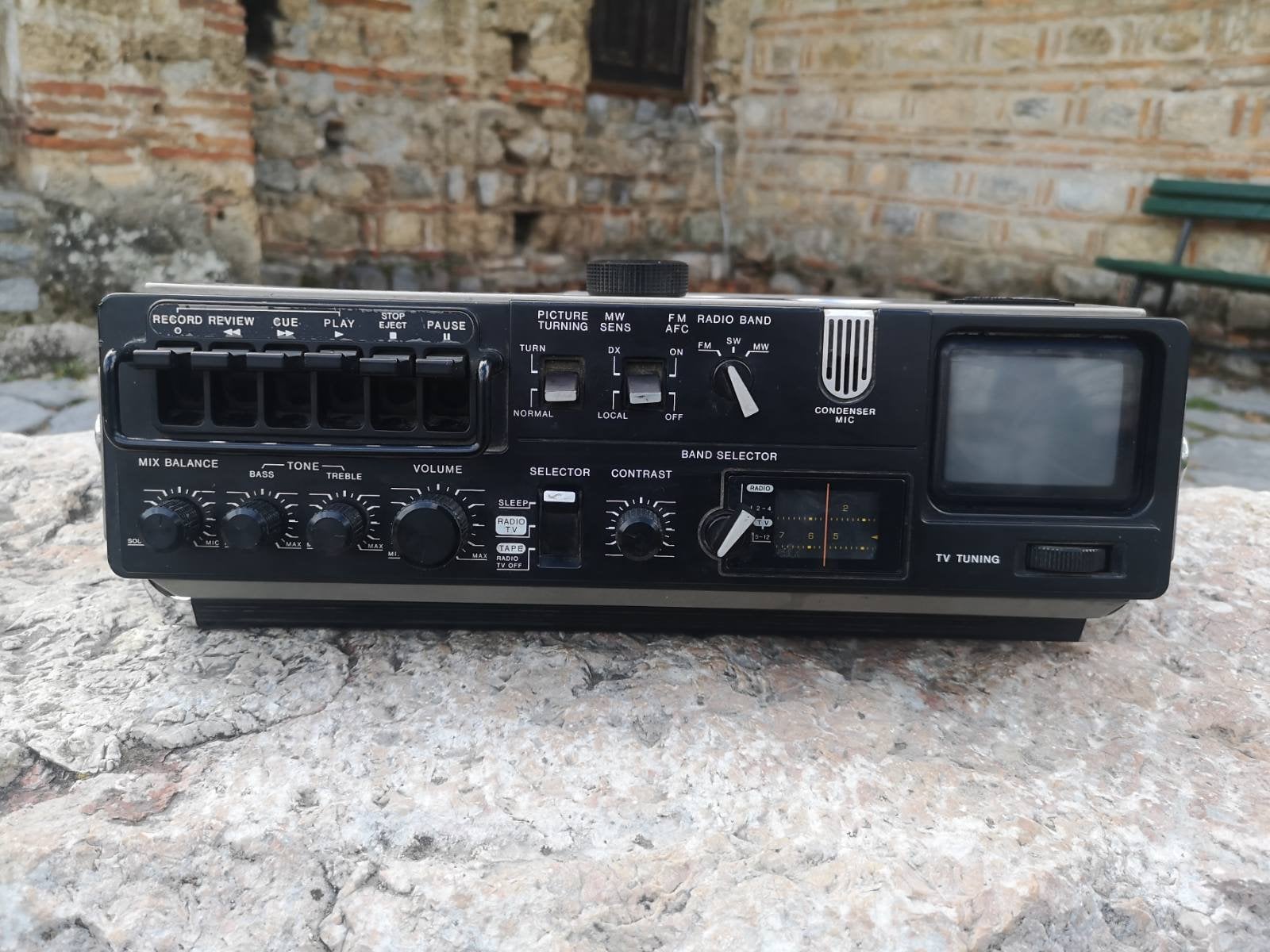 Vintage JVC Radio TV Cassette Recorder, Retro JVC Nivico Model 3060 Cq ...