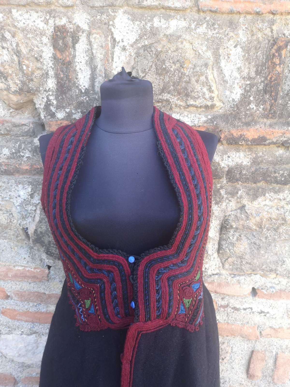 Heavy and Long Antique Ethnic Vest, Part of Vlasi Ethnic Costume - Etsy