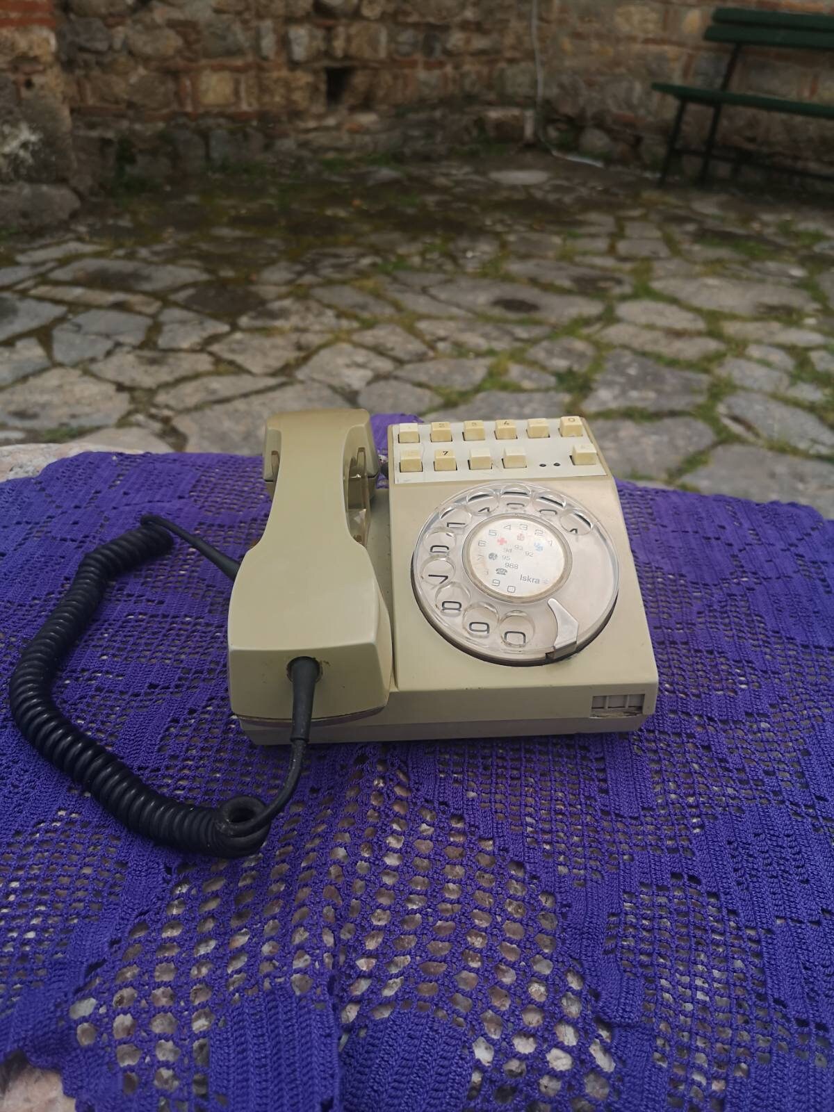 Retro Desk Telephone Rare Iskra Office Phone From the | Etsy