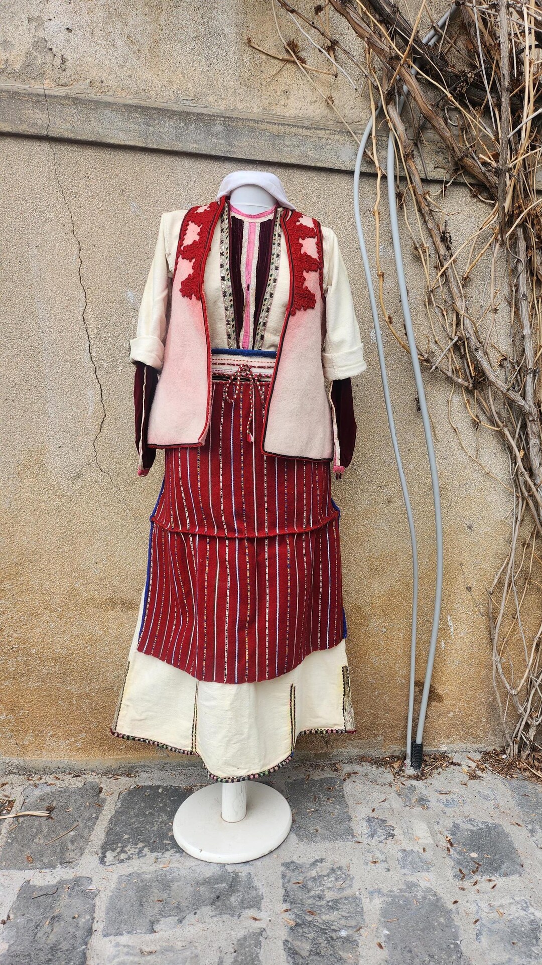 Woman's Antique Folklore Costume From the Dolni Polog Region, Villages ...