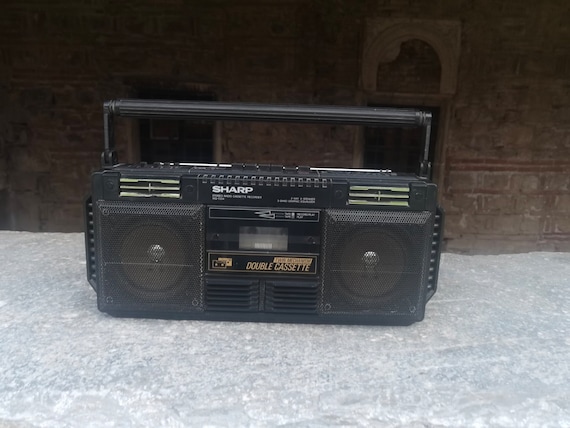 Sharp WQ T234H Stereo Radio Cassette Recorder Vintage Sharp - Etsy