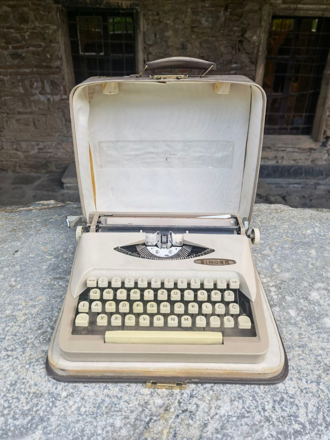 Singer Vintage Typewriter 1960's Manual Typewriter Made - Etsy