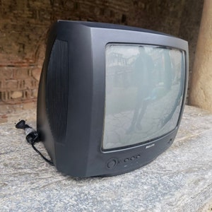 Vintage 1990's Phillips Color Television, Working Crt Phillips TV - Etsy