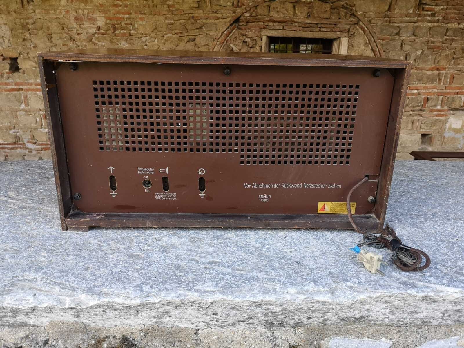 Wooden 1939 Radio , Vintage Braun Radio, Braun Model 5640 W - Etsy