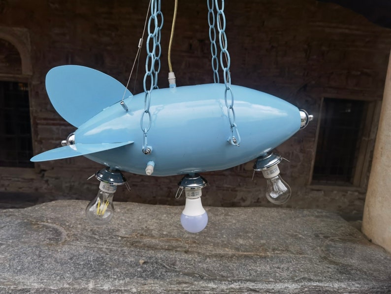 Metal Missile Lookalike Ceiling Lamp, Ceiling Missile Lamp - Etsy
