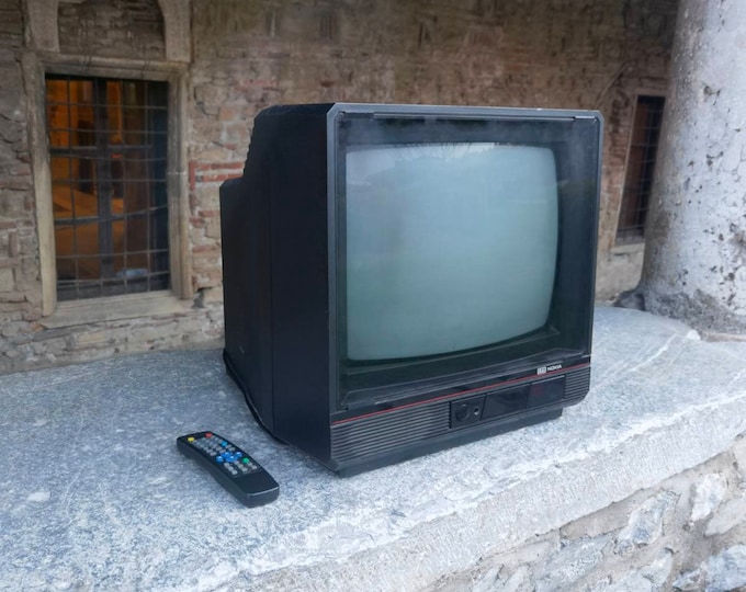 Vintage Nokia Crt Television, 1980's Color TV, ITT Nokia TV With a ...