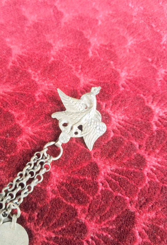 Silver woman's ethnic decorative chest chain, Radovis… - Gem