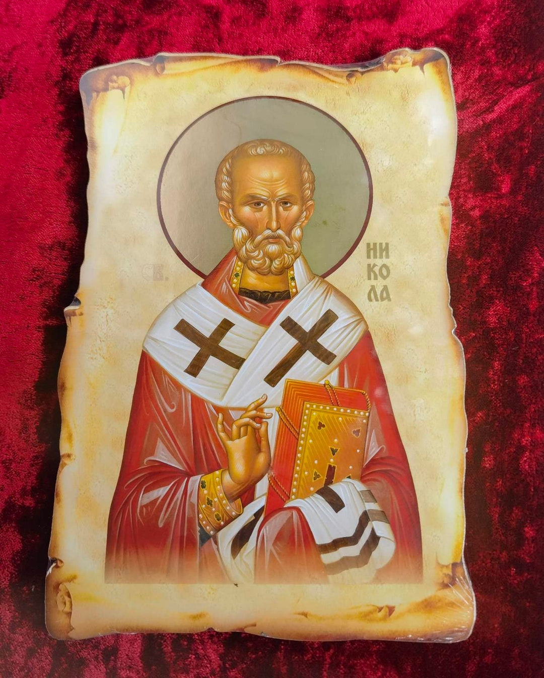 Orthodox Christian Icon of Saint Nicholas of Myra, Eastern Christian ...