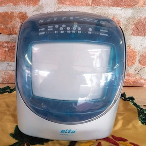 Elta Portable Television and Radio, Space Age Vintage TV - Etsy