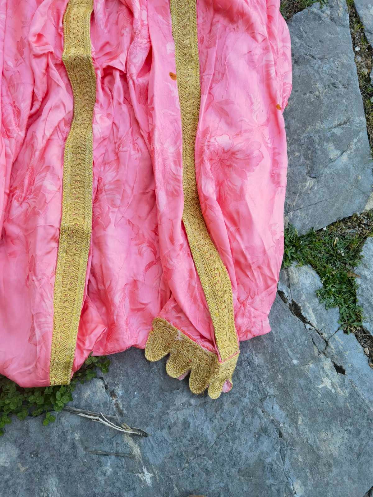 Woman's Hand Embroidered Silk and Gold Thread Pants, Centijani Ethnic ...