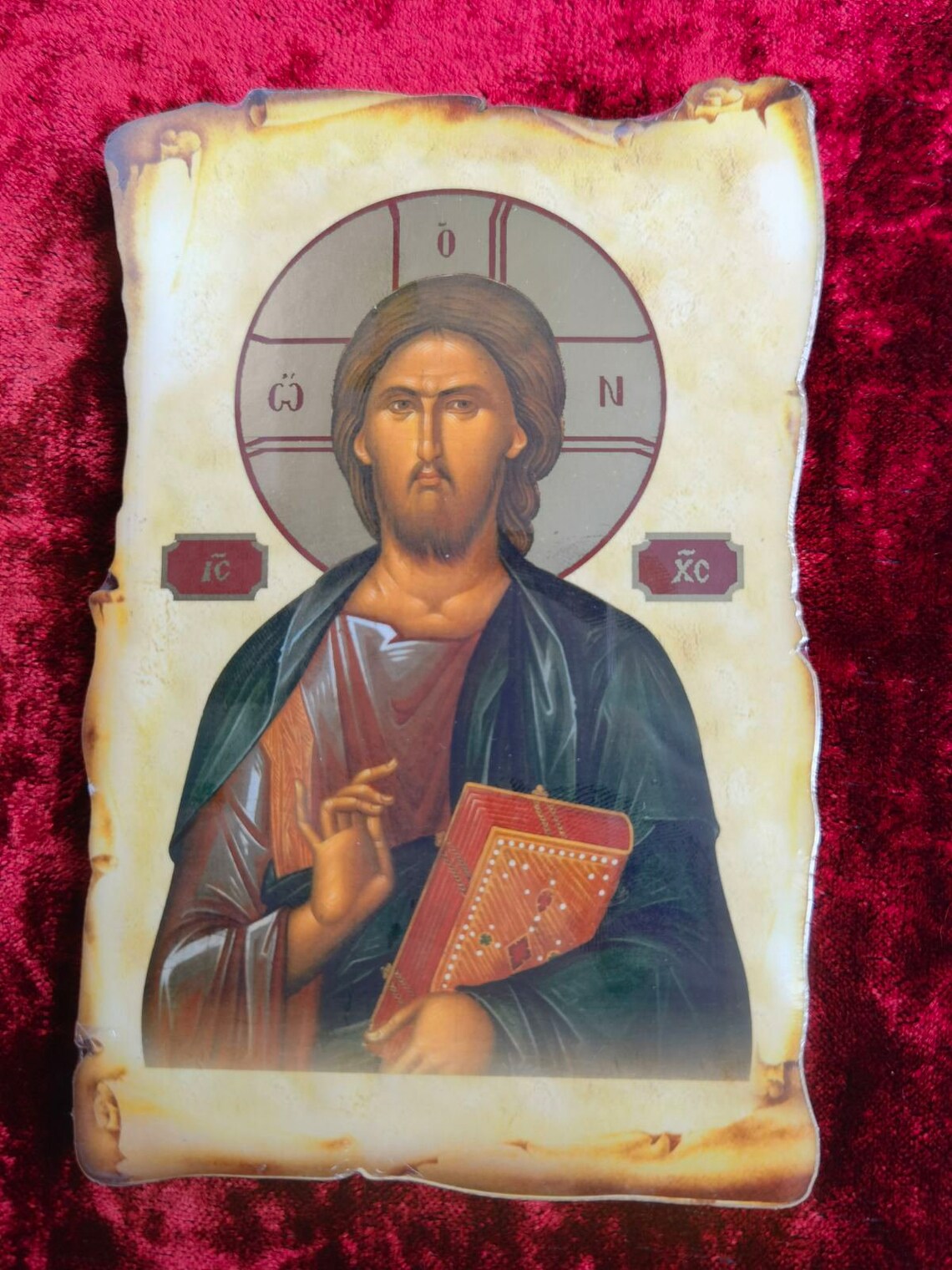Icon of Jesus Christ, Orthodox Christian Icon of Jesus Christ - Etsy