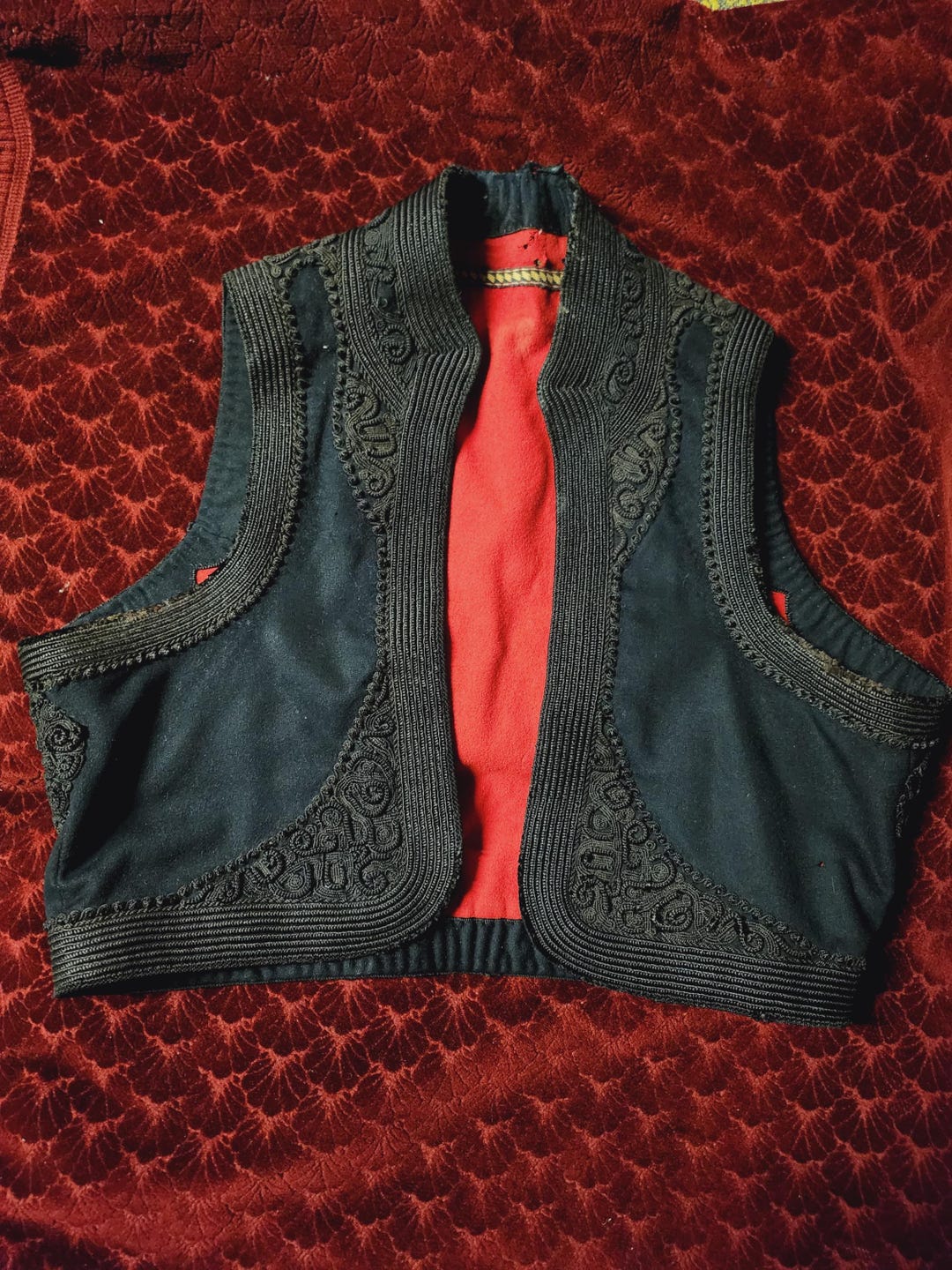 Serbian Men's Folklore Vest, Rare Antique Serbian Ethnic Men's Vest - Etsy