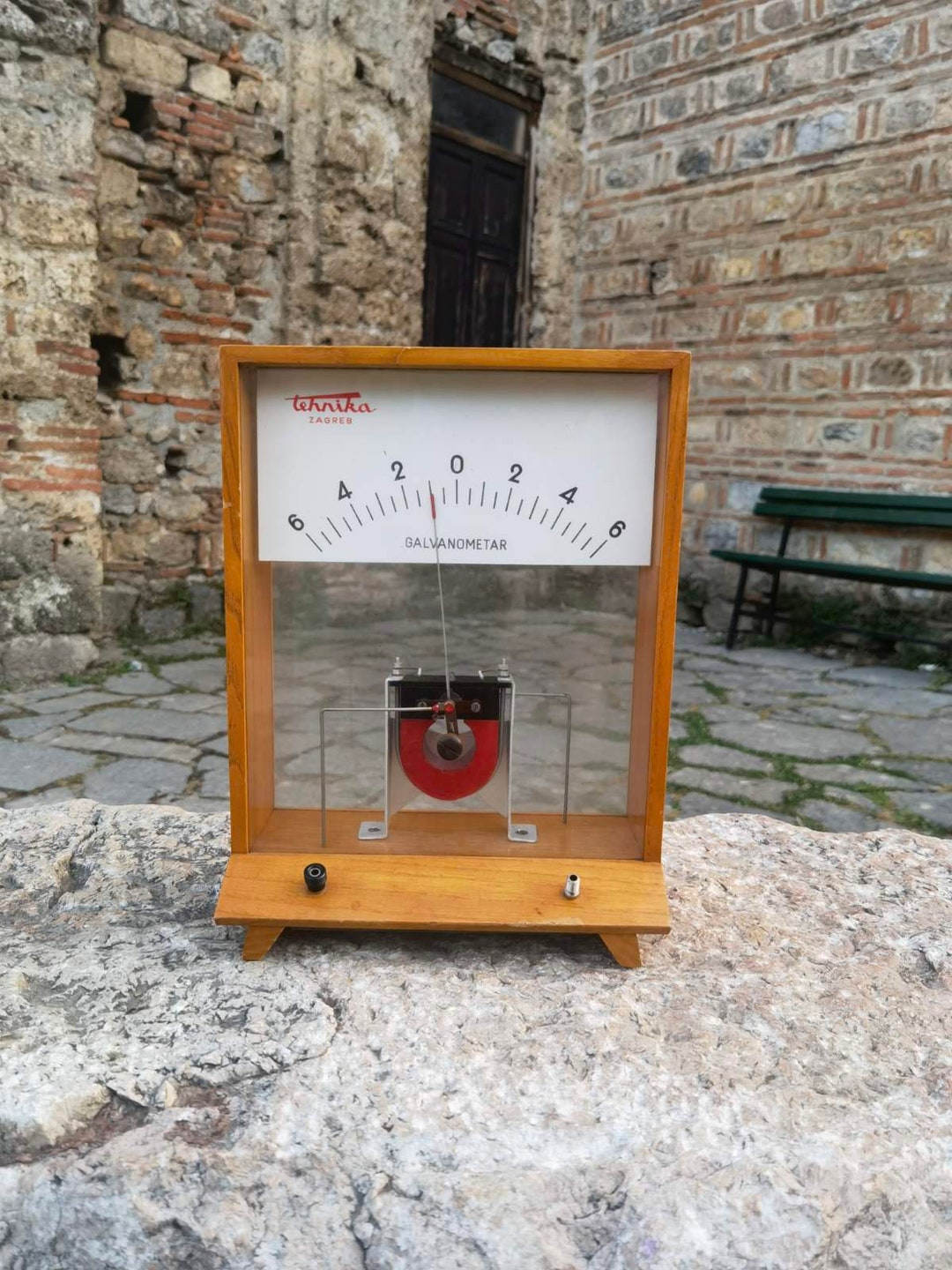 Vintage Galvanometer, School Lab Galvanometer , 1970's Tehnika Zagreb ...