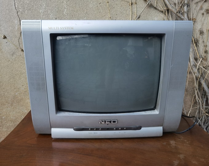 NEO Color Crt Television, Vintage Working Gaming TV, 1990's CRT ...