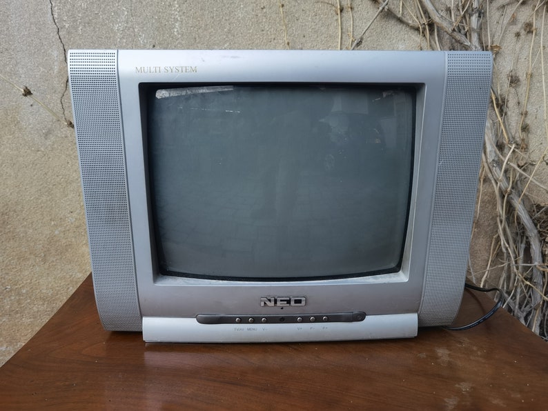 NEO Color Crt Television, Vintage Working Gaming TV, 1990's CRT ...