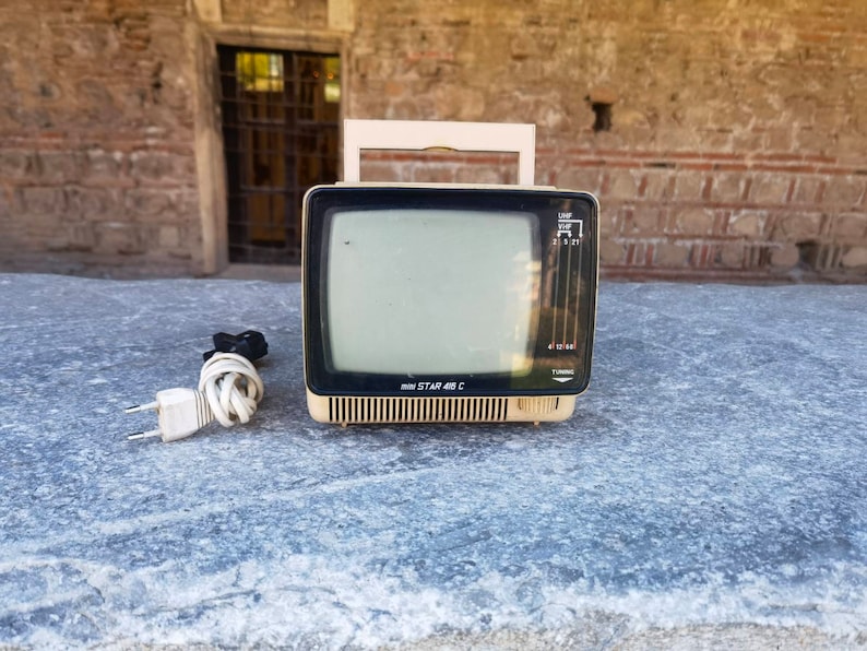 Mini Star 416 C Portable TV Space Age Vintage Mini Portable - Etsy