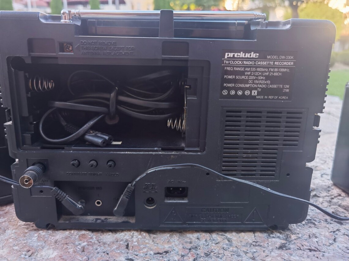 Mark DW-330K Prelude Combo Device TV/ Clock Radio Cassette - Etsy