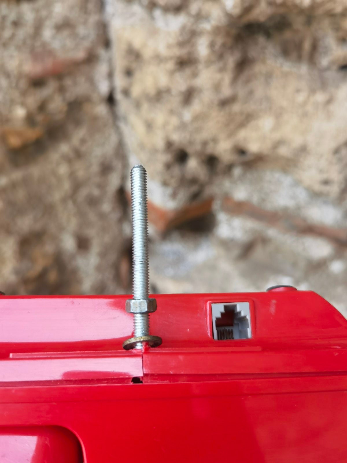 Digital Retro Red Telephone, Vintage Digital Wall Hanging Telephone ...