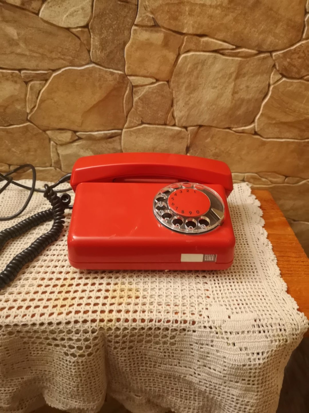 Vintage Rotary Phone, Vintage Desk Phone, Functional Vintage Phone - Etsy