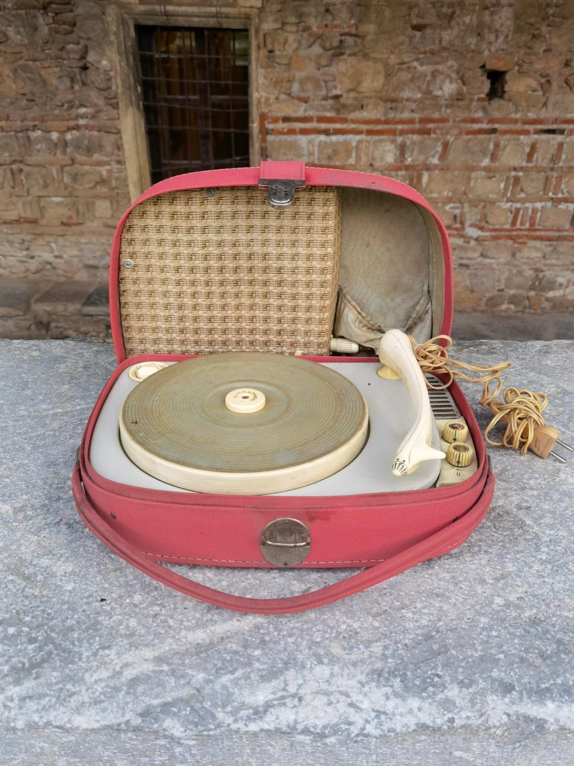 Vintage Supraphone Record Player, Portable Retro Record Player - Etsy