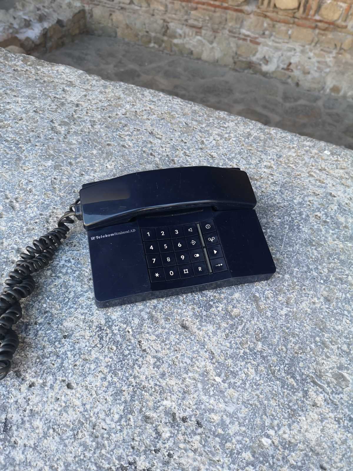 Retro Digital Telephone Desk Dark Blue Vintage Phone - Etsy