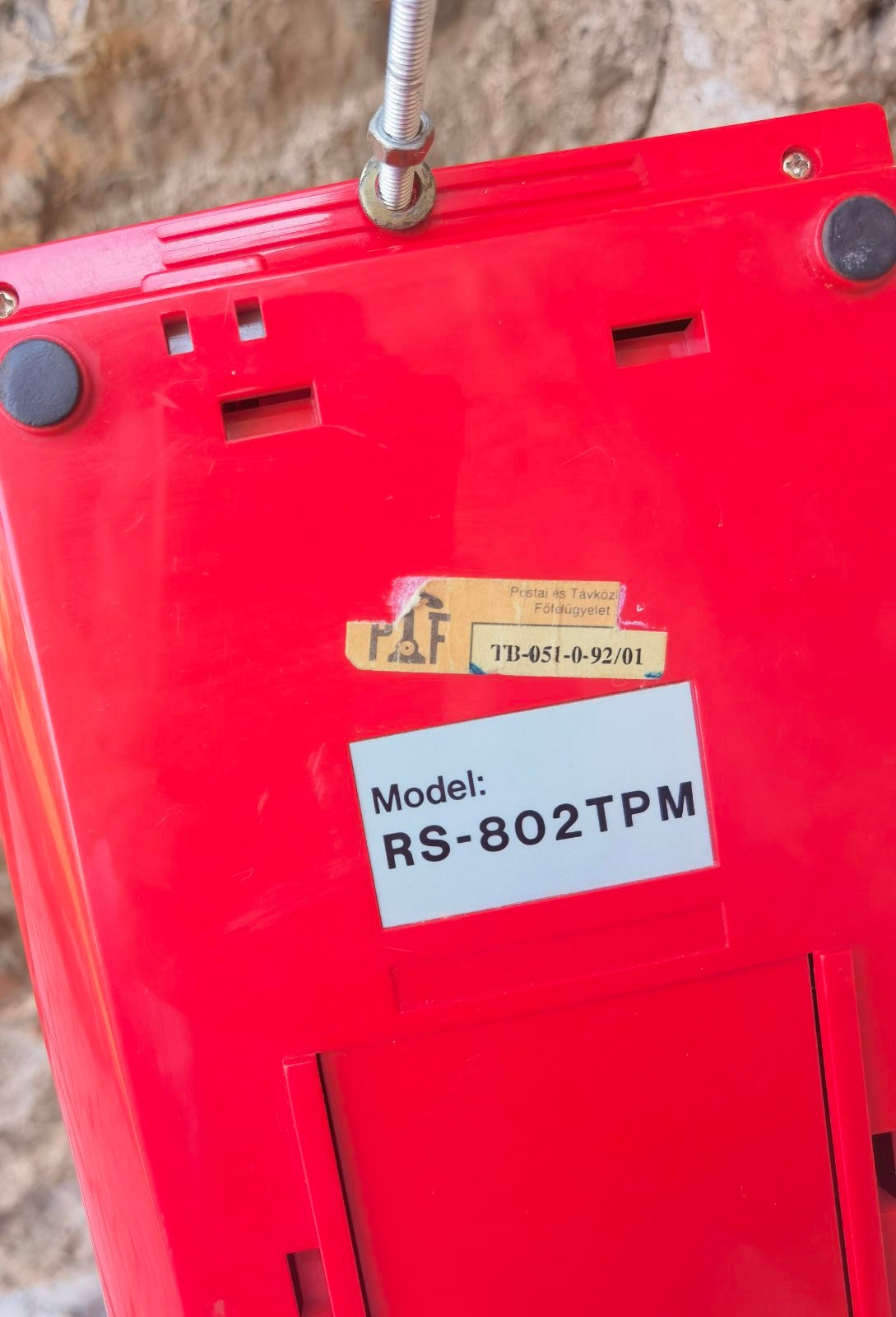 Digital Retro Red Telephone, Vintage Digital Wall Hanging Telephone ...