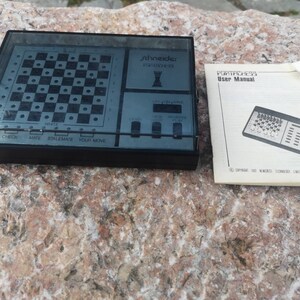 Porta Chess, Portable Pocket Digital Vintage Chess, 1982 Computer Chess ...