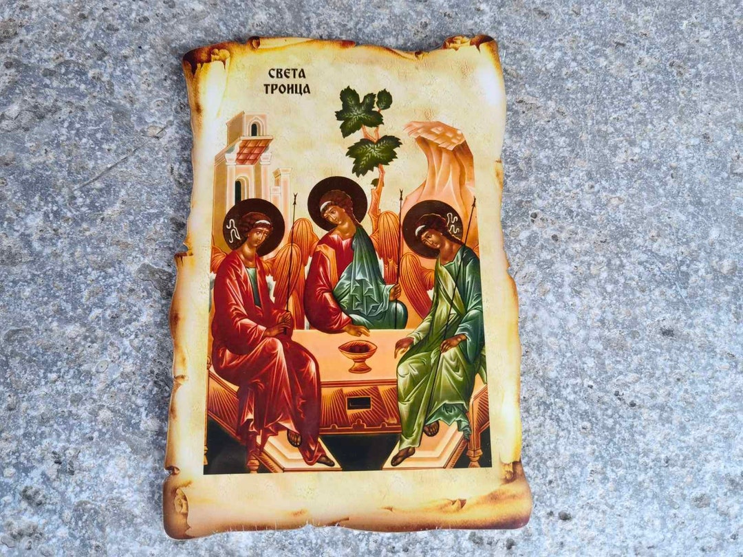 Orthodox Christian Icon of the Holly Trinity, Orthodox Cristian Icon of ...