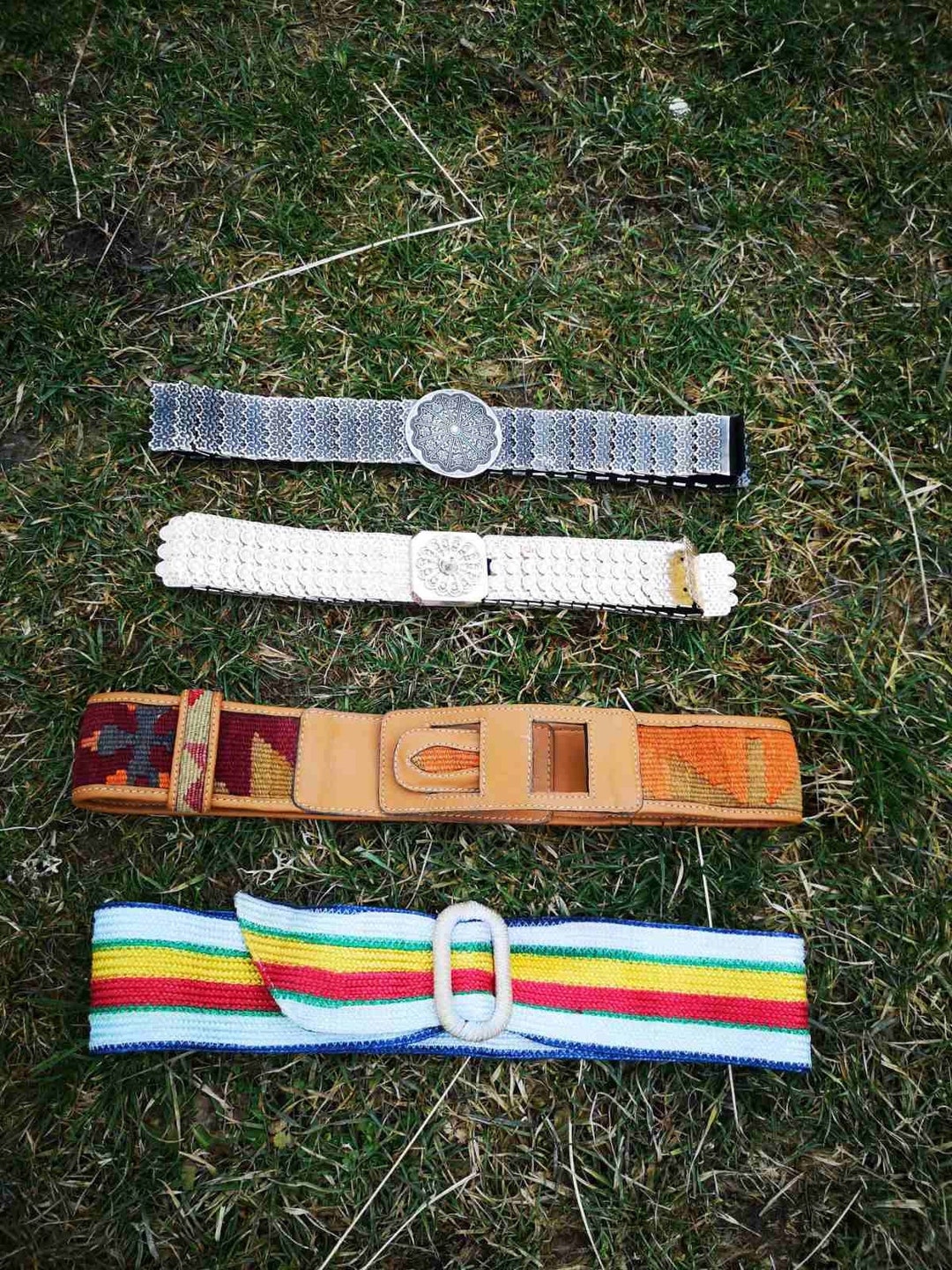 Lot of Four Belts, Vintage Belts, Lot of Retro Belts - Etsy